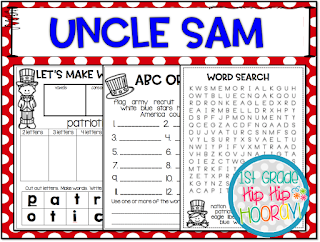 1st Grade Hip Hip Hooray!: Uncle Sam Day September 13th