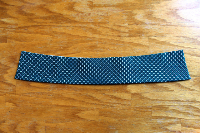 four square walls: sewing a collar: a different order