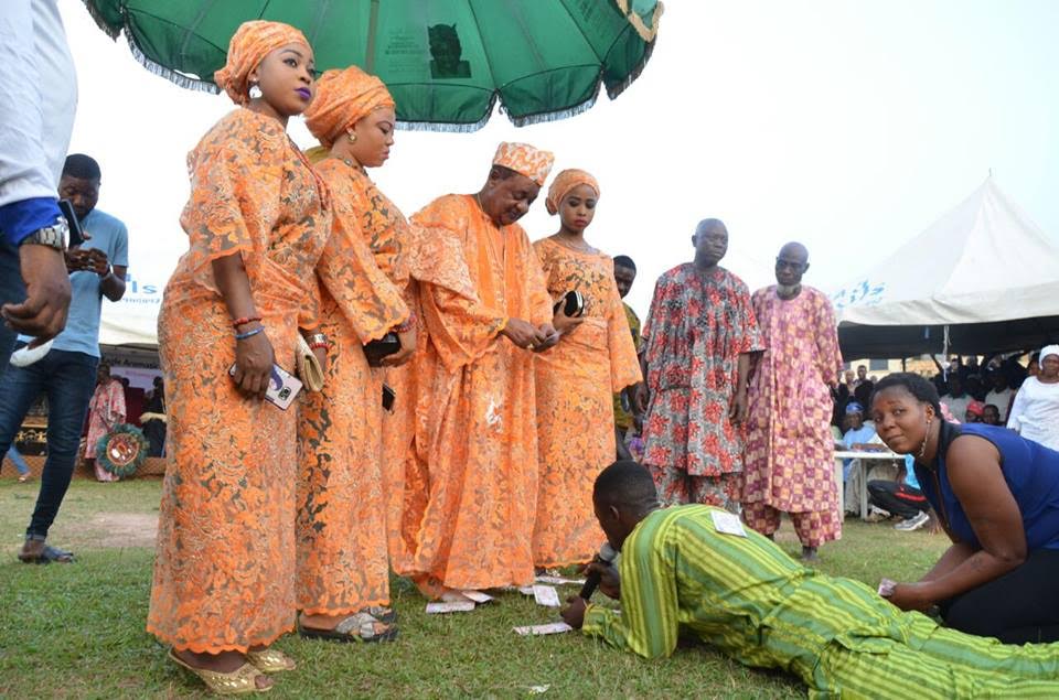 The Alaafin of Oyo makes yet another fascinating appearance with wives