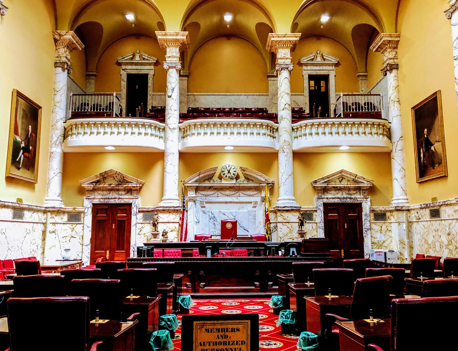 Walking Arizona: Senate Chambers, Maryland State House, Annapolis, Maryland