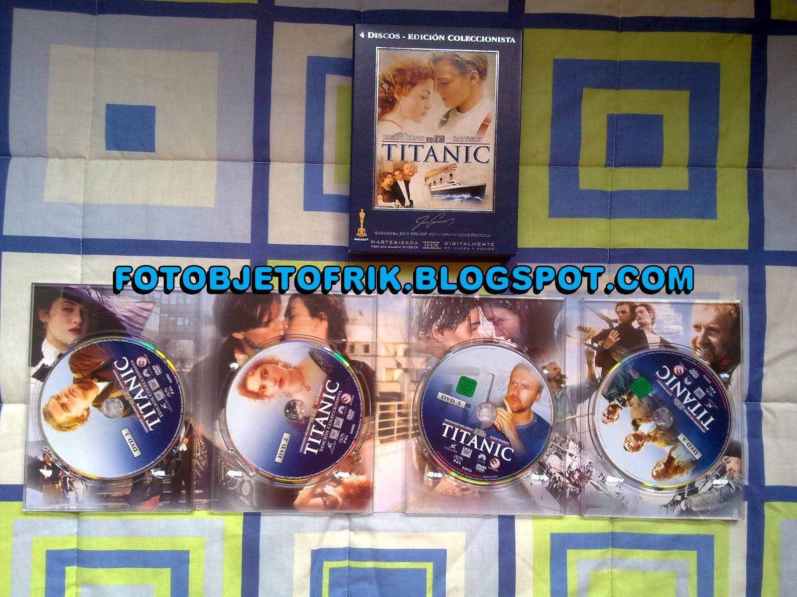 Fotos objetos frikis: DVD Titánic, edición especial 4 discos