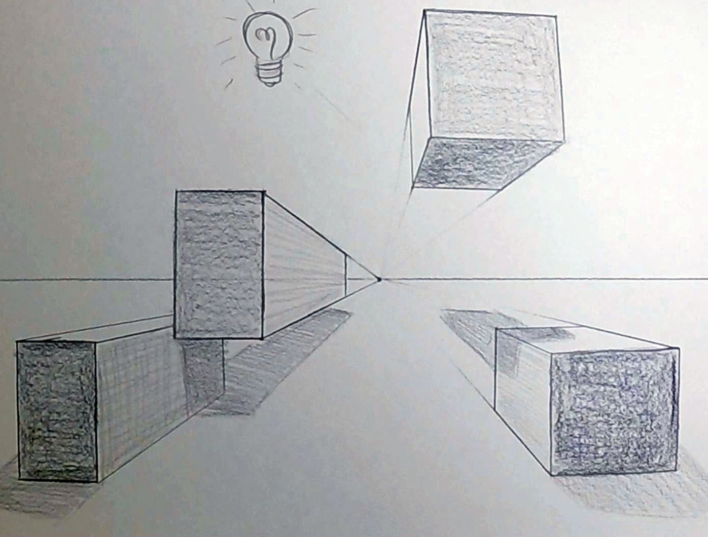 How To Draw A Cube In Perspective