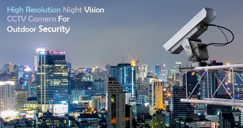 High Resolution Night Vision CCTV Camera For Outdoor Security