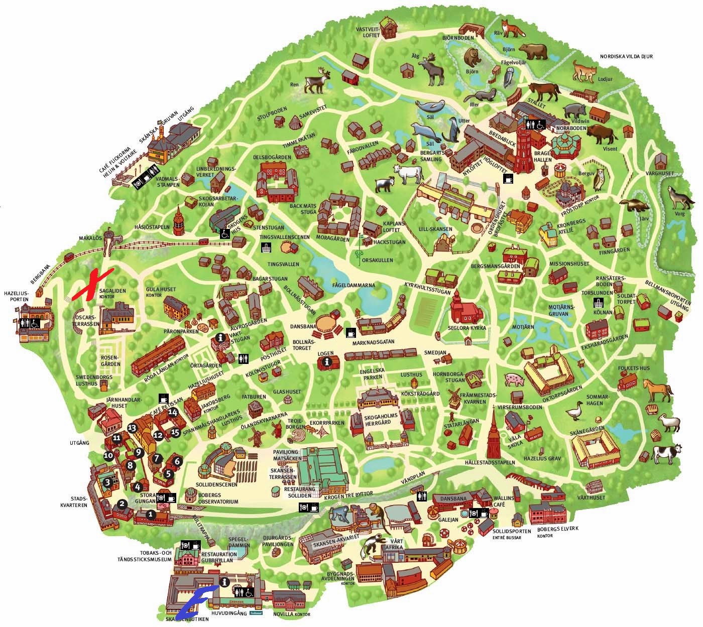 Cissi and Adam - getting hitched!: Ceremonial map!