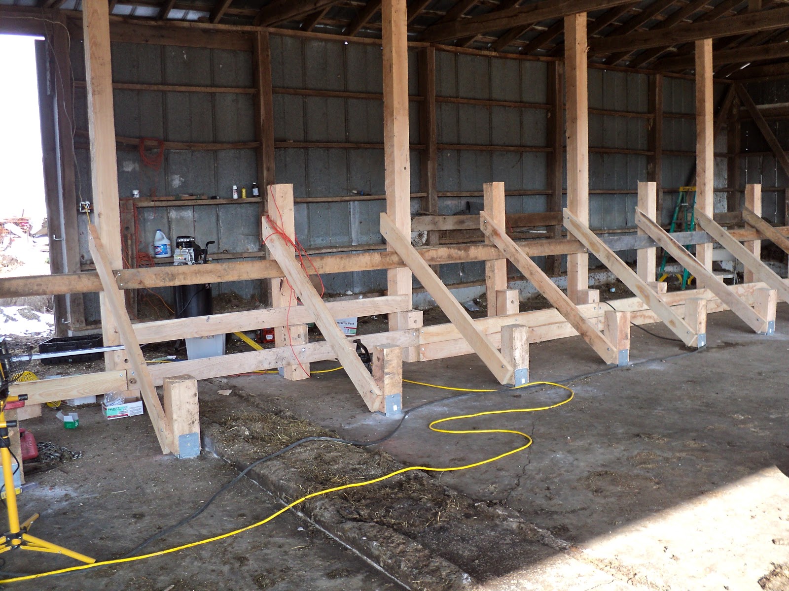 Making the Winter Cow Barn Comfy | Gita Nagari Yoga Farm