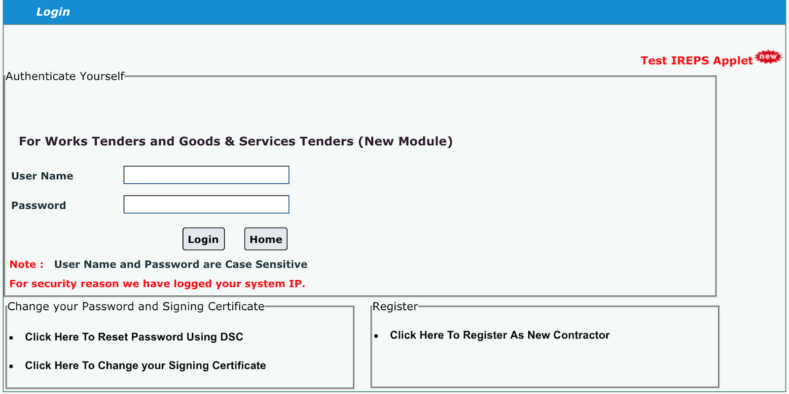 How to Login into IREPS website as a Vendor - eTenders Info