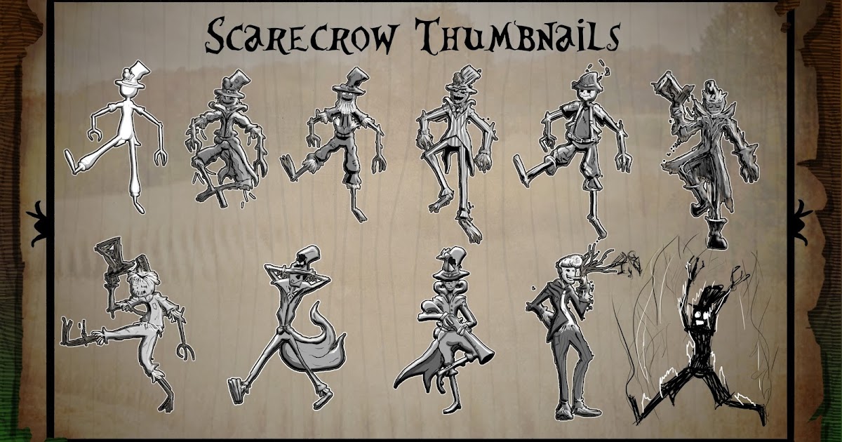 Michael Vogel FIEA Art Blog: 2D Week 11 Scarecrow Thumbnails