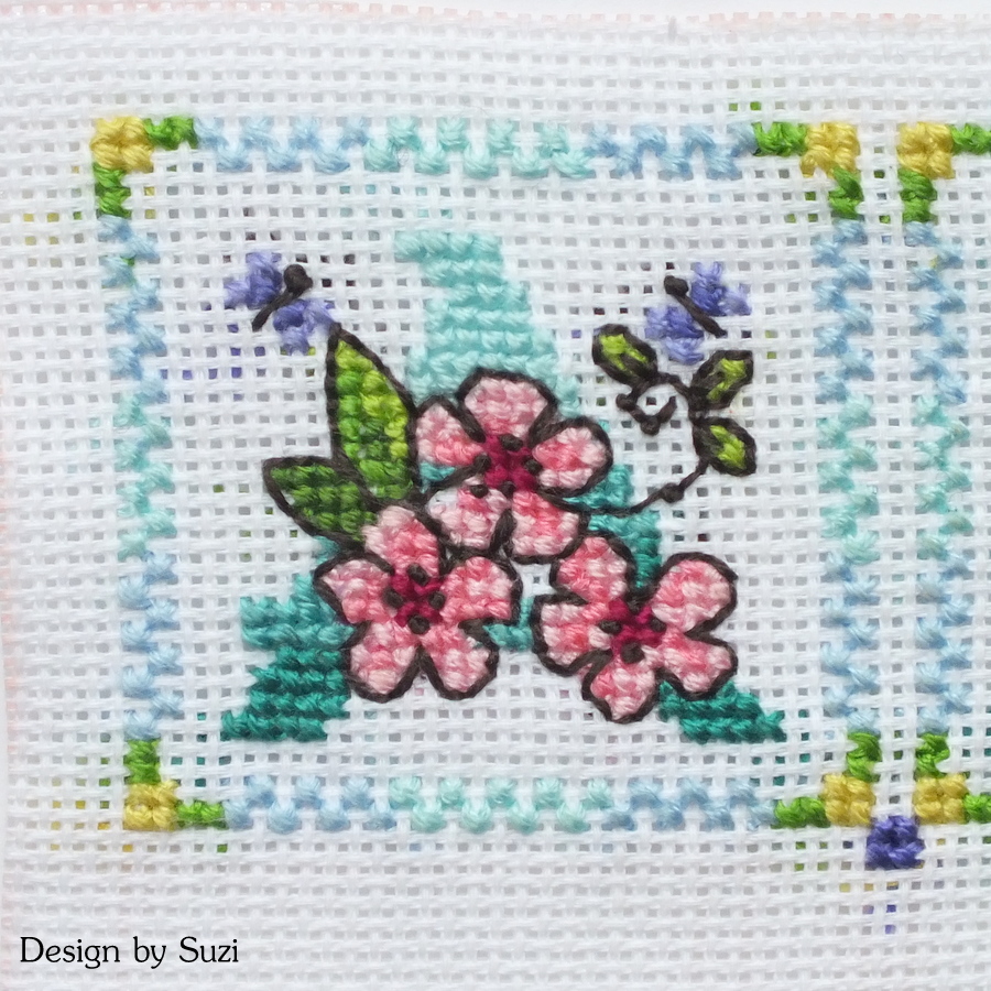 A, B, C, D (Lesley Teare´s ABC Sampler Mystery SAL) - Design by Suzi