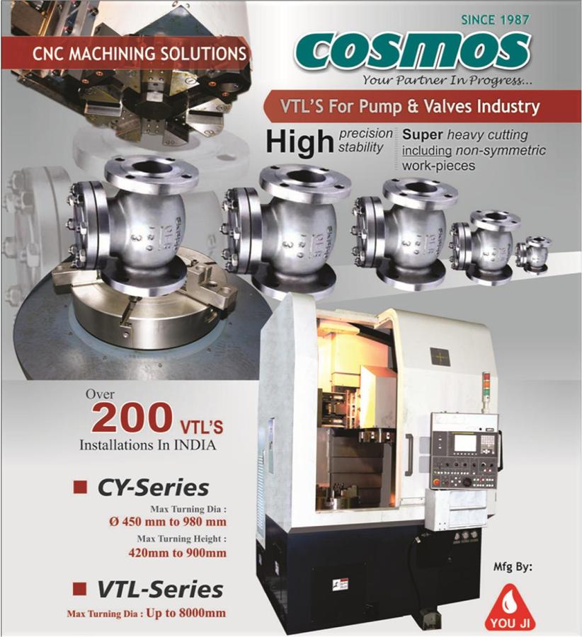 Cosmos Impex India Pvt. Ltd.: COSMOS VTL'S For Pump & Valves Industry