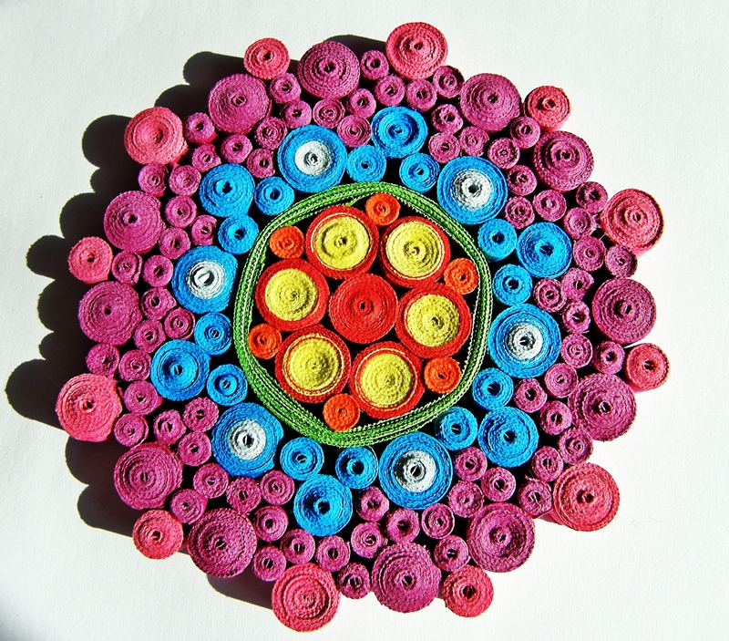 Quilling Mandale: Rainbow ~ quilling art online
