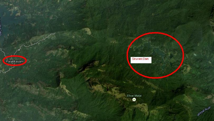 Exploring South India - Travel blog.....: Siruvani dam and Kalladikodan ...