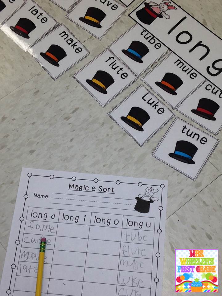 Mrs. Wheeler's First Grade Tidbits: Look Out!! It's Magic e!!