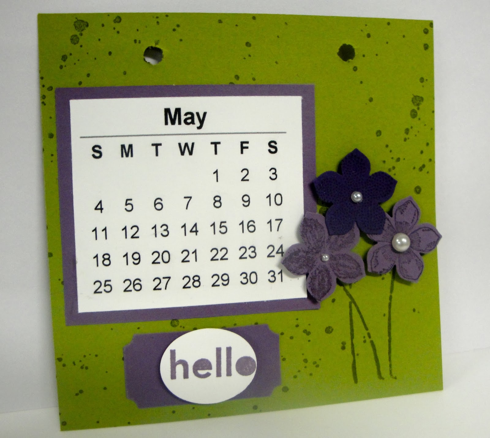 Stamp with Susie: My May Calendar Page......with sneak peeks at some ...