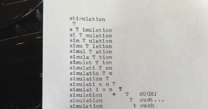 TotallyYourType: Poem: A Visual Poem