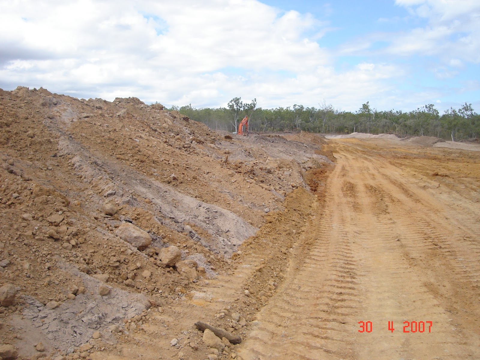 On the Peninsula: The building of a lake...