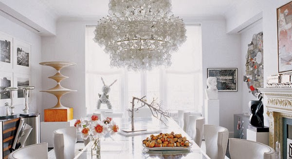 10 fotos de comedores blancos - Colores en Casa