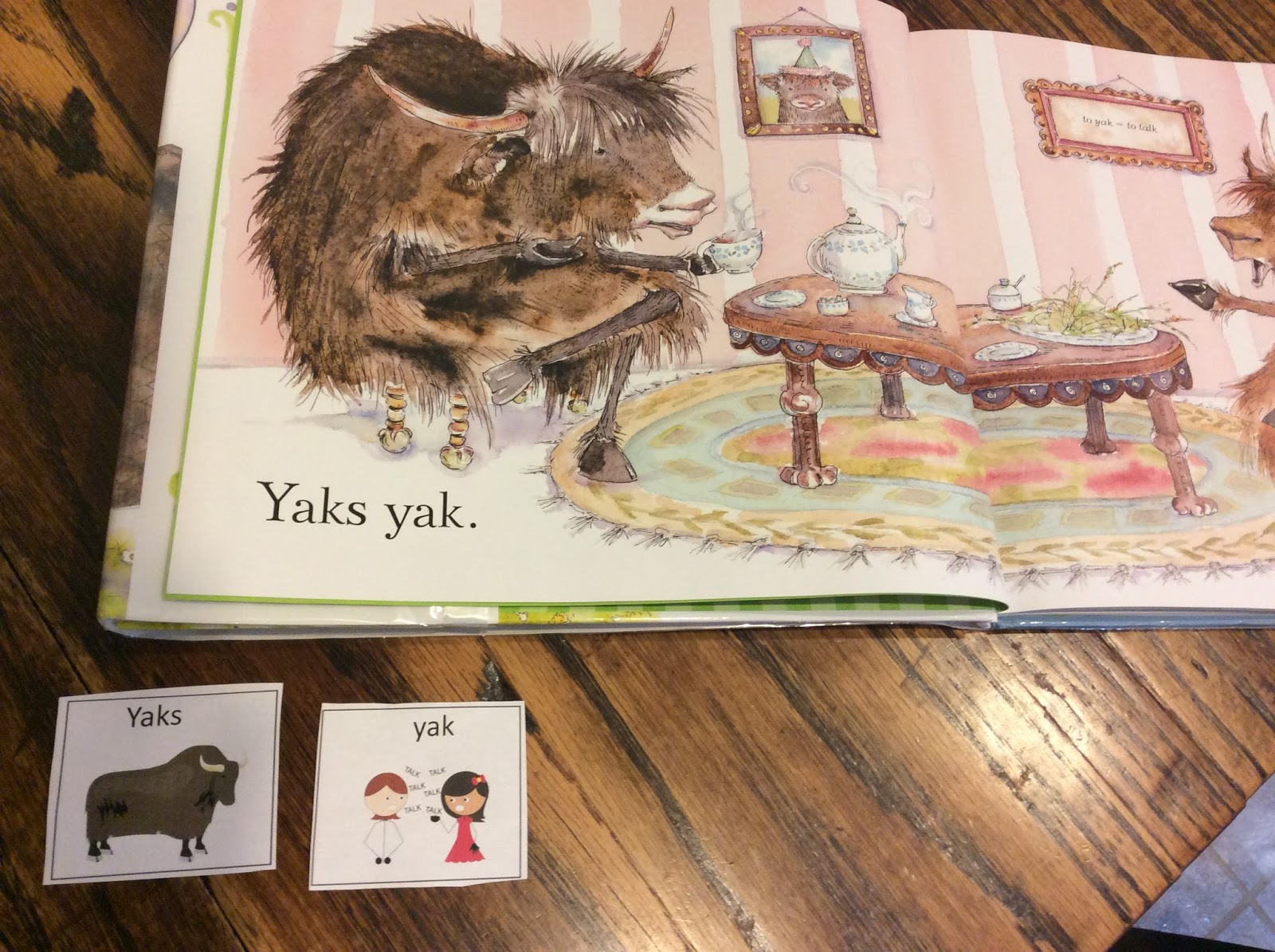 Chapel Hill Snippets: "Yaks Yak" Awesome Book for Teaching Multiple ...