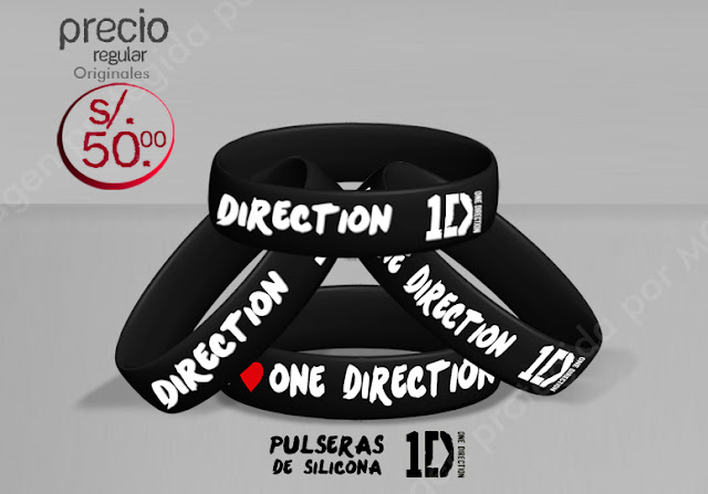 PULSERAS ONE DIRECTION ( Originales)