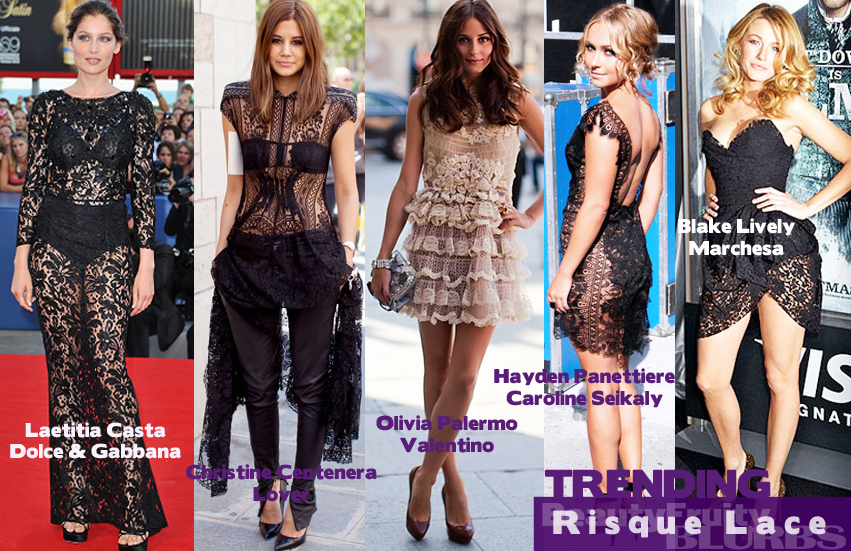 BeautyFruityBlurbs: Trend: Risque Lace