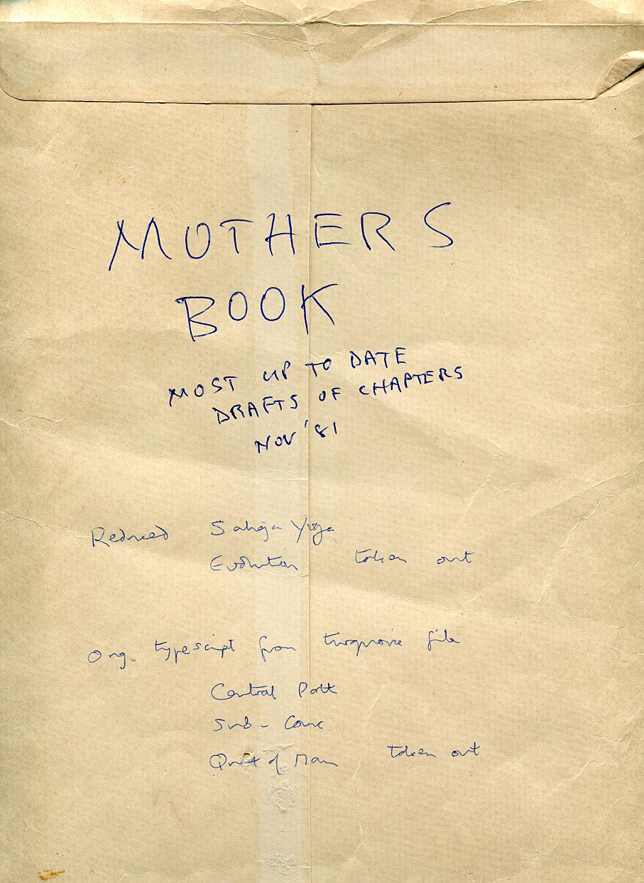 First Book: November 1981