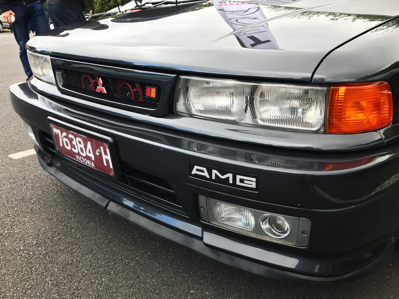 80sHERO: Autobahn Midnight: The 1989- E33A Mitsubishi Galant AMG.