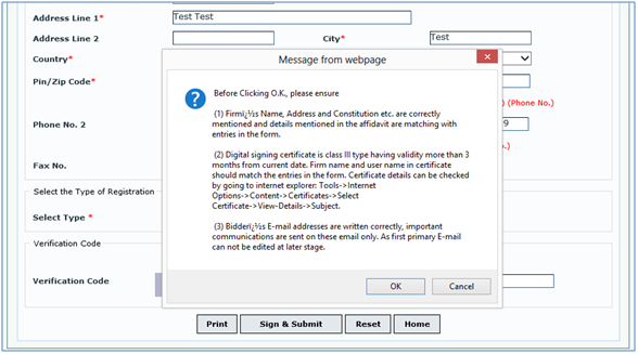 New Bidder Registration Process on IREPS - eTenders Info