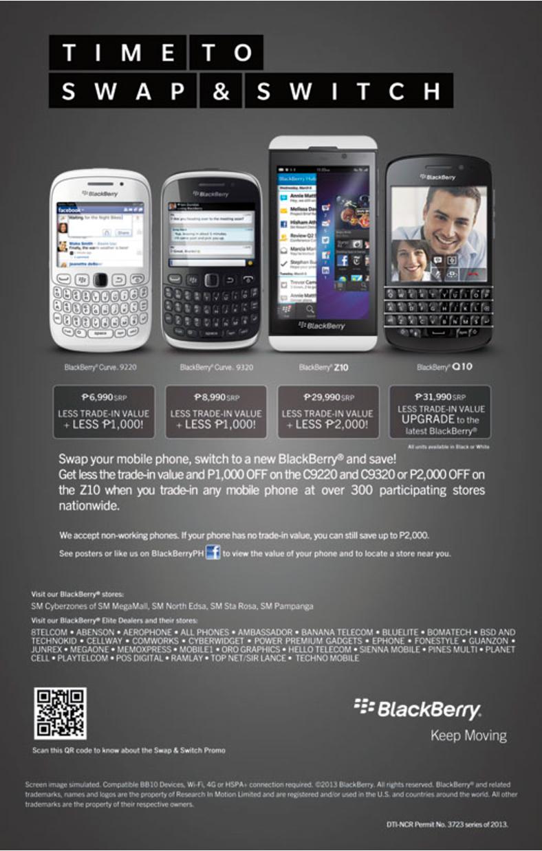 SWAP, SWITCH, AND WIN WITH BLACKBERRY: - Where is Ed Uy?