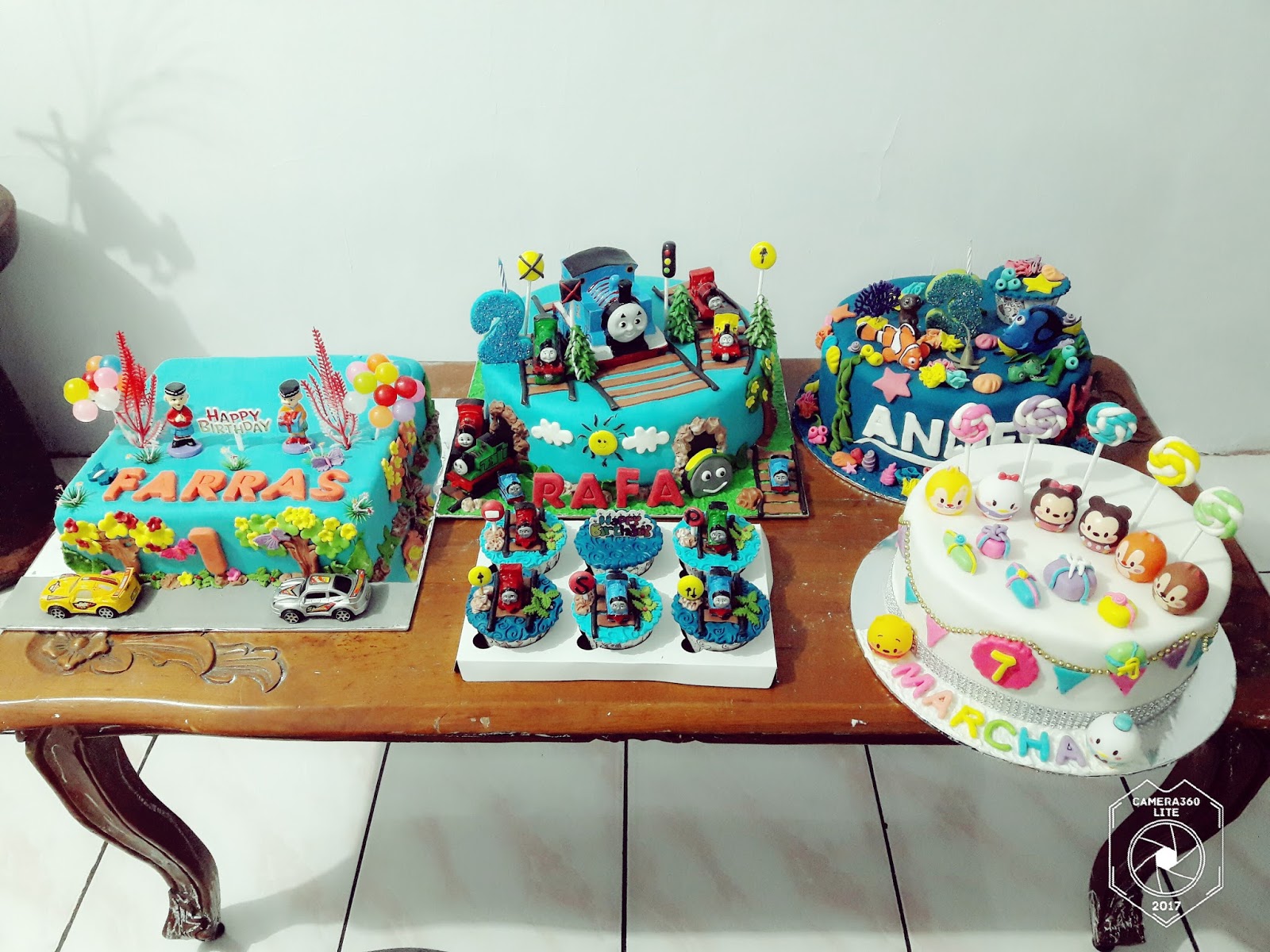 SAGITARIUS CAKE SHOP: KUE ULANG TAHUN THOMAS FONDANT