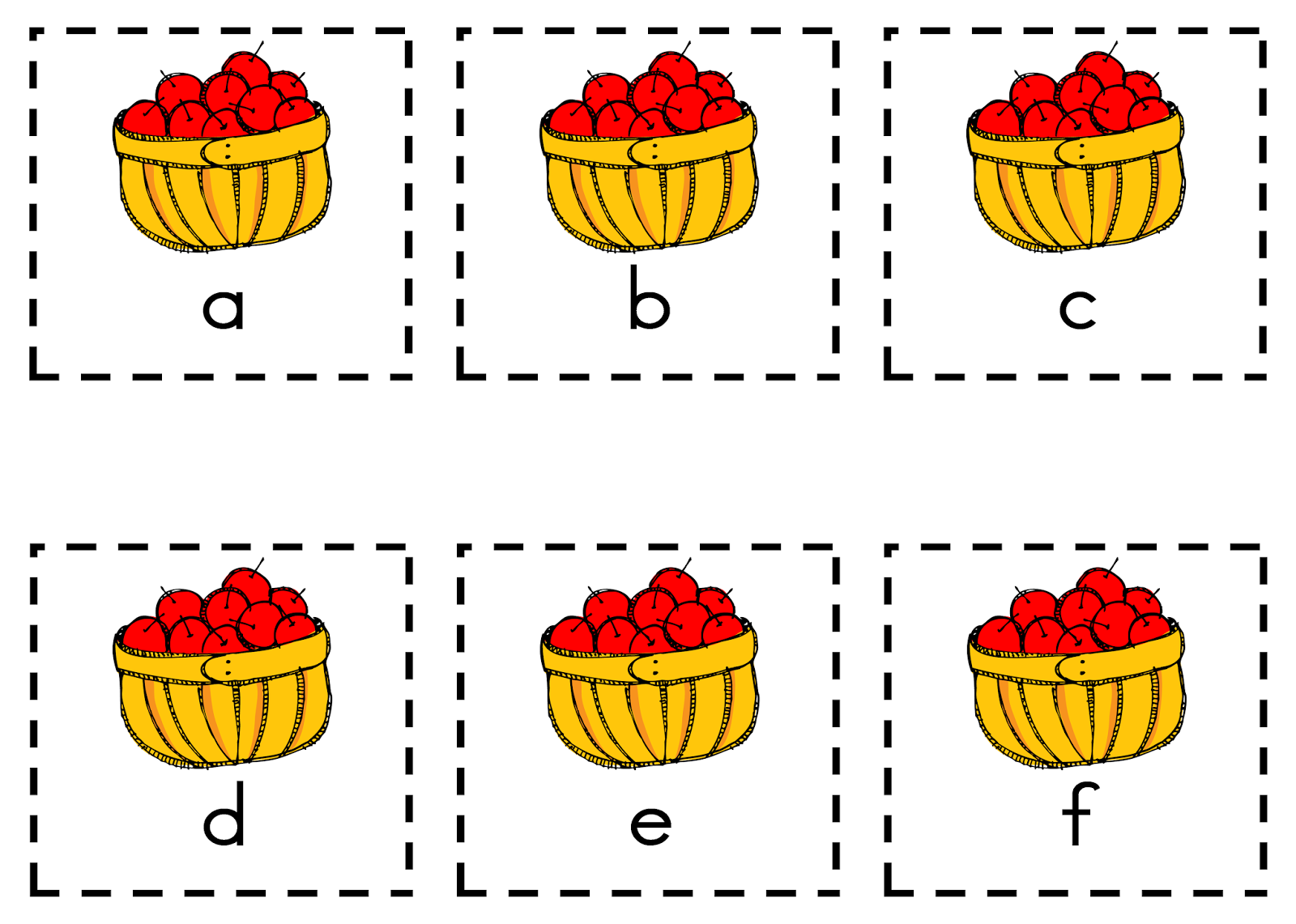 Teaching Is Sweet: Johnny Appleseed Letter Name/Sound Recognition Game