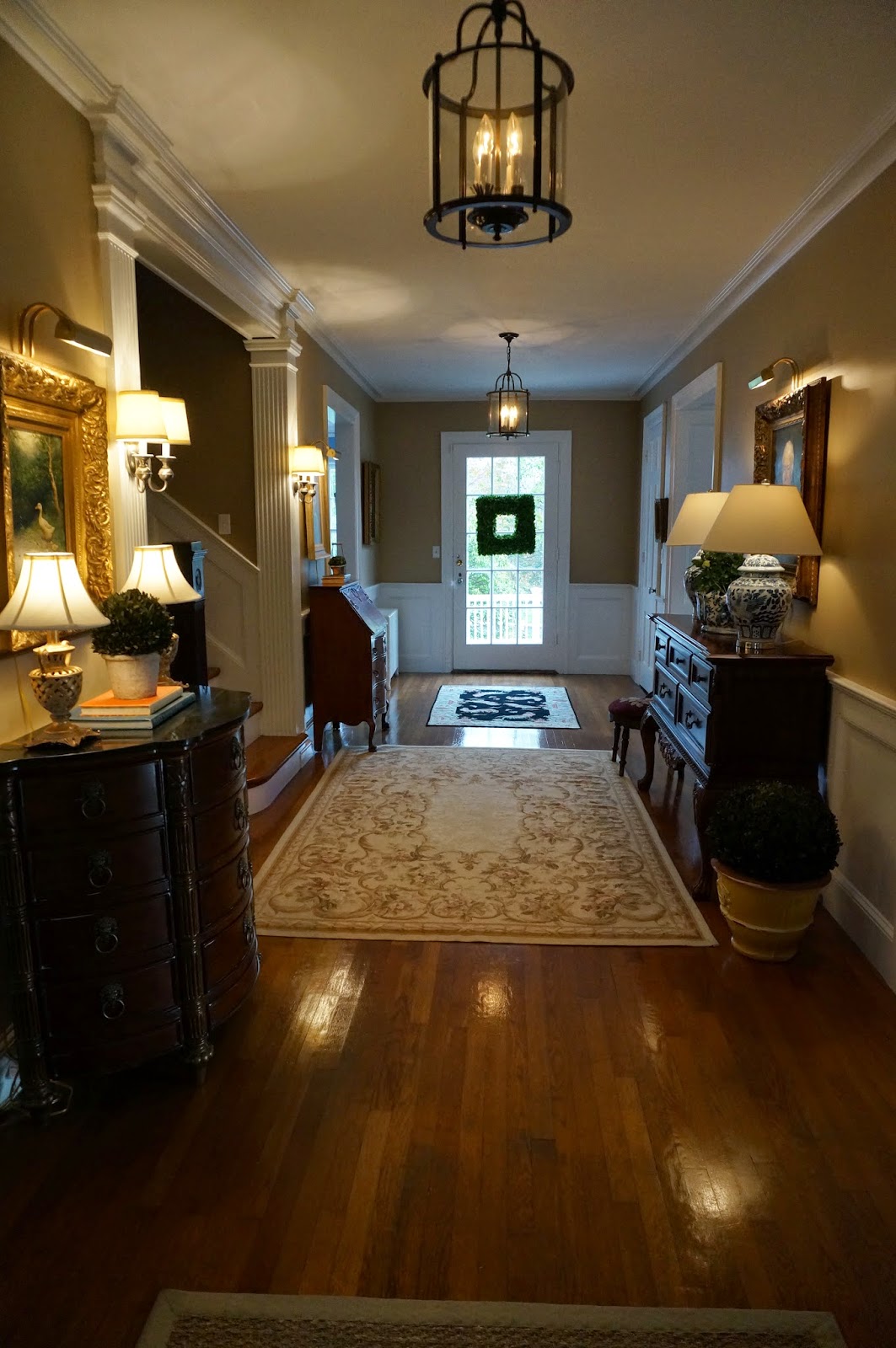 Room Reveal: The Front Hall - Preppy Empty Nester F