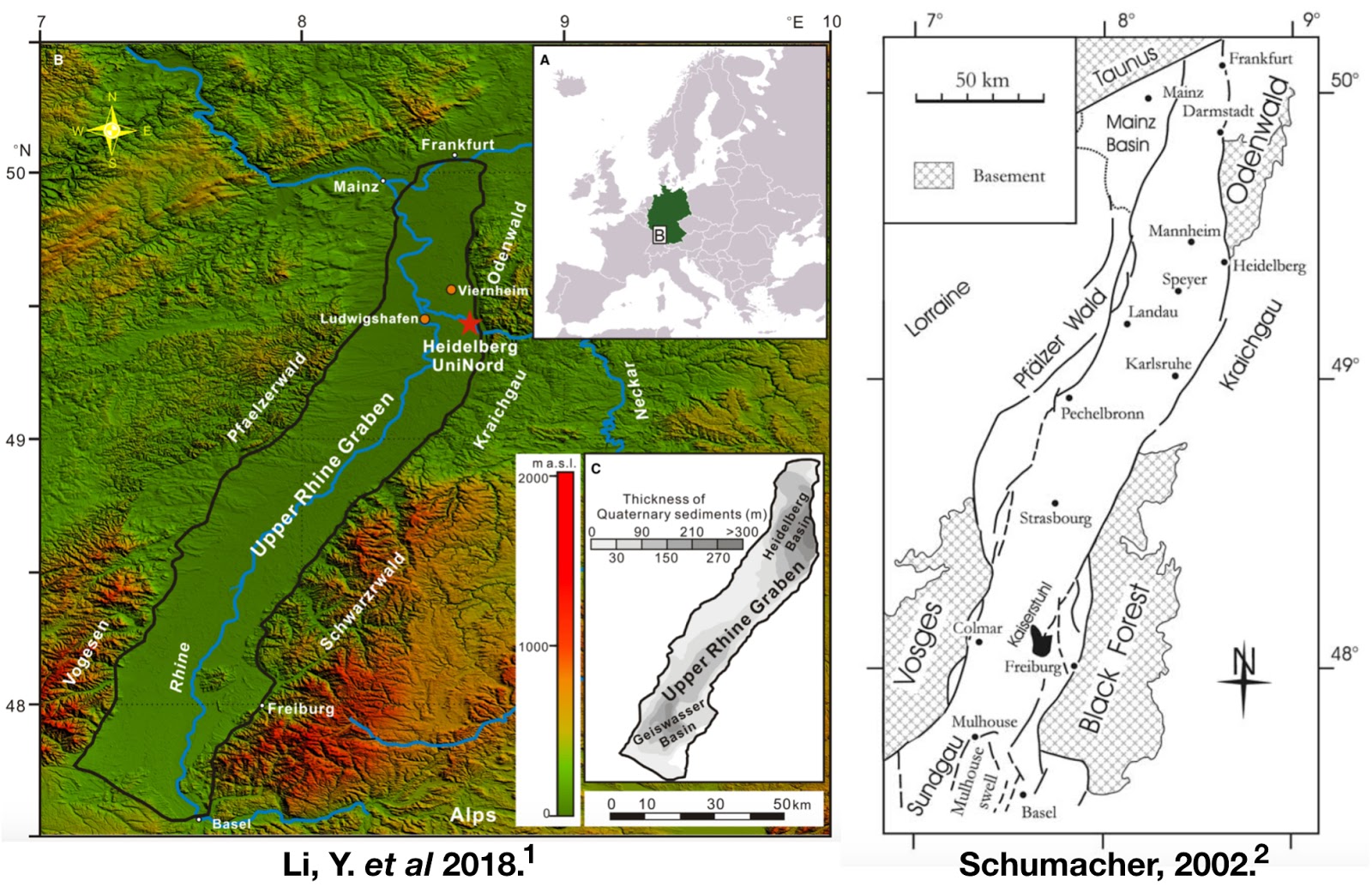 Vosges Mountains Map