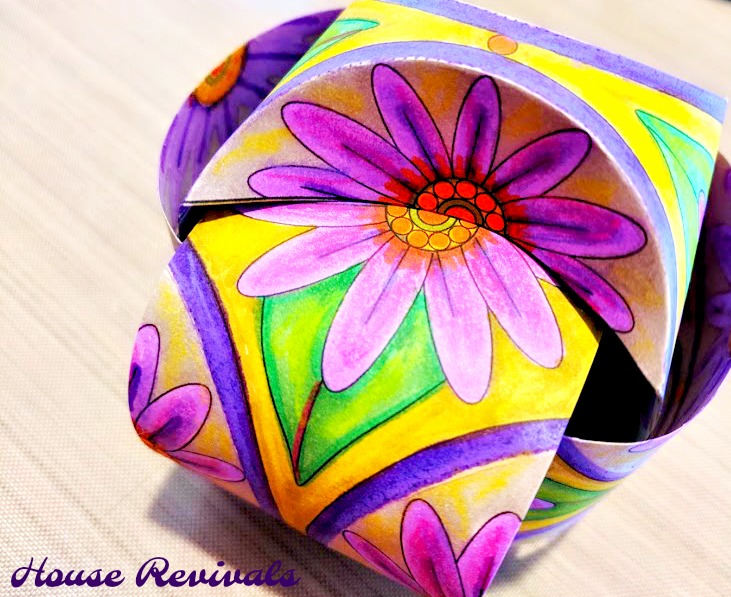 Do this to all six sides, then sit back and admire your work.