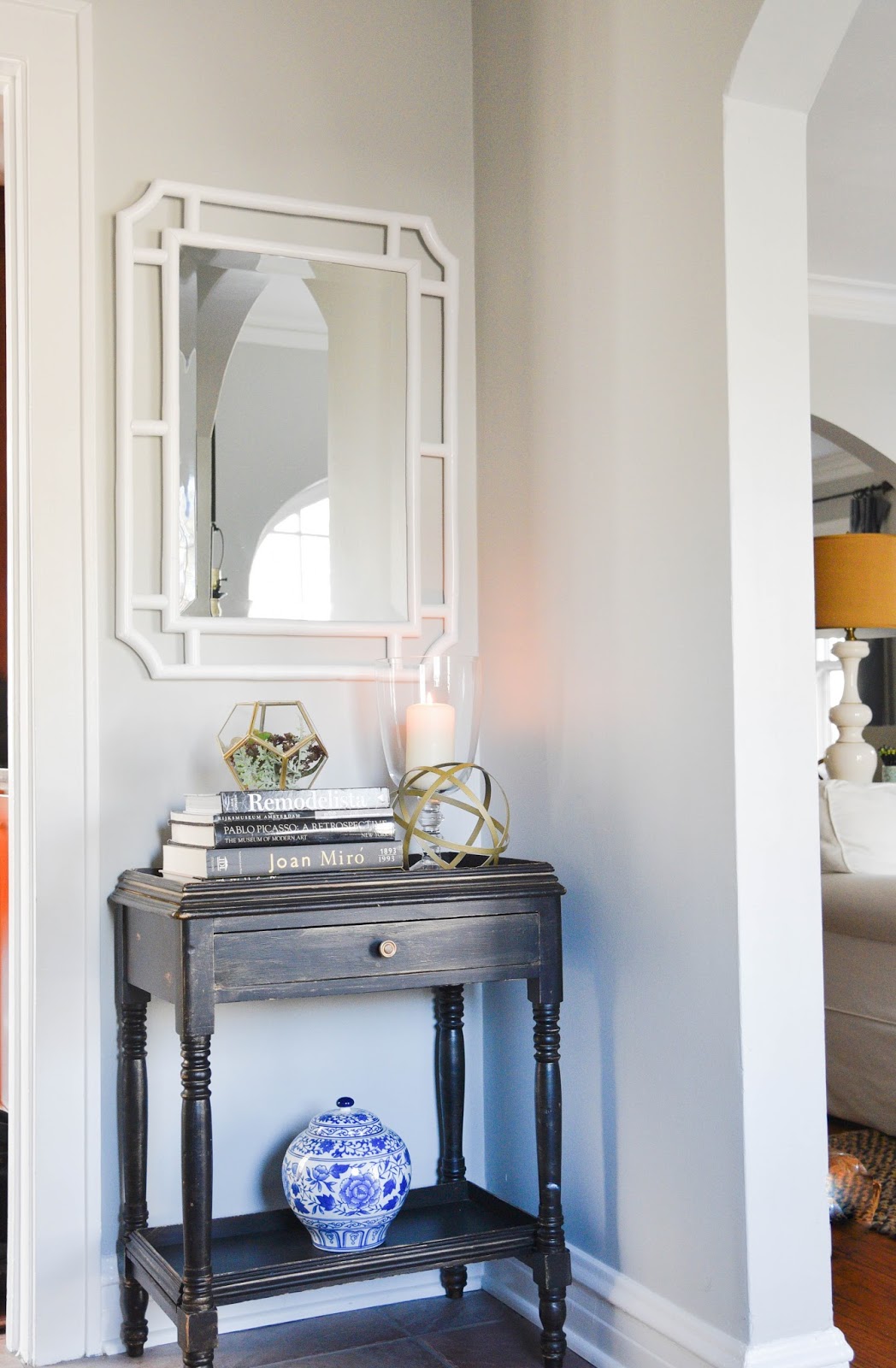 Foyer Table Styling - Home with Keki