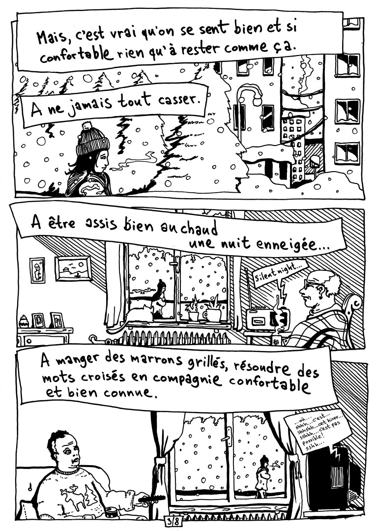 Kostja Ribnik web comics: "Chanson d'hiver" (fr)