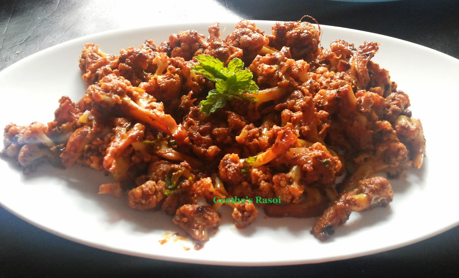 Geetha's Rasoi...: Spicy Gobi