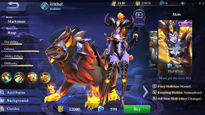 Segera Hadir!! Skin Epic Irithel Mobile Legends Terbaru - Mobile Legends