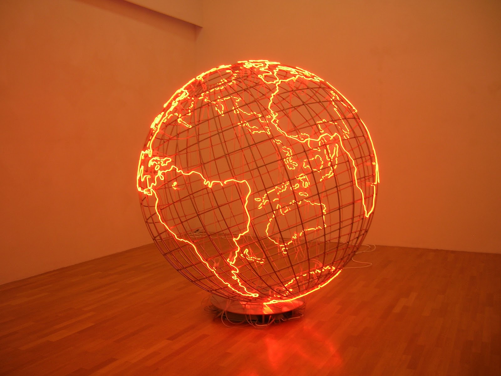 neonneon: Mona Hatoum's Hot Spot at the Goetz Collection Munich