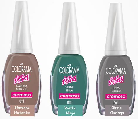 Arretadas: Nova coleção da Colorama: " As Super Cores"