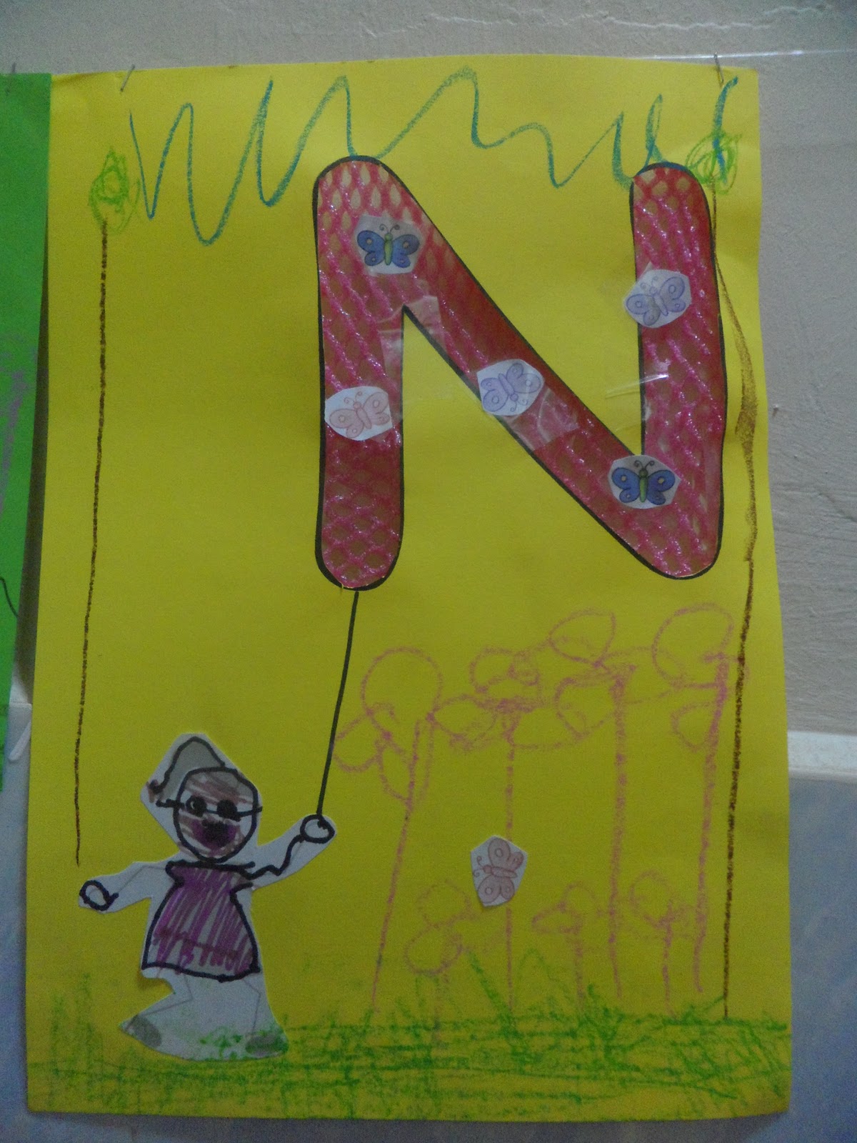 The 2Balqis: Letter Crafts - I insects & N net