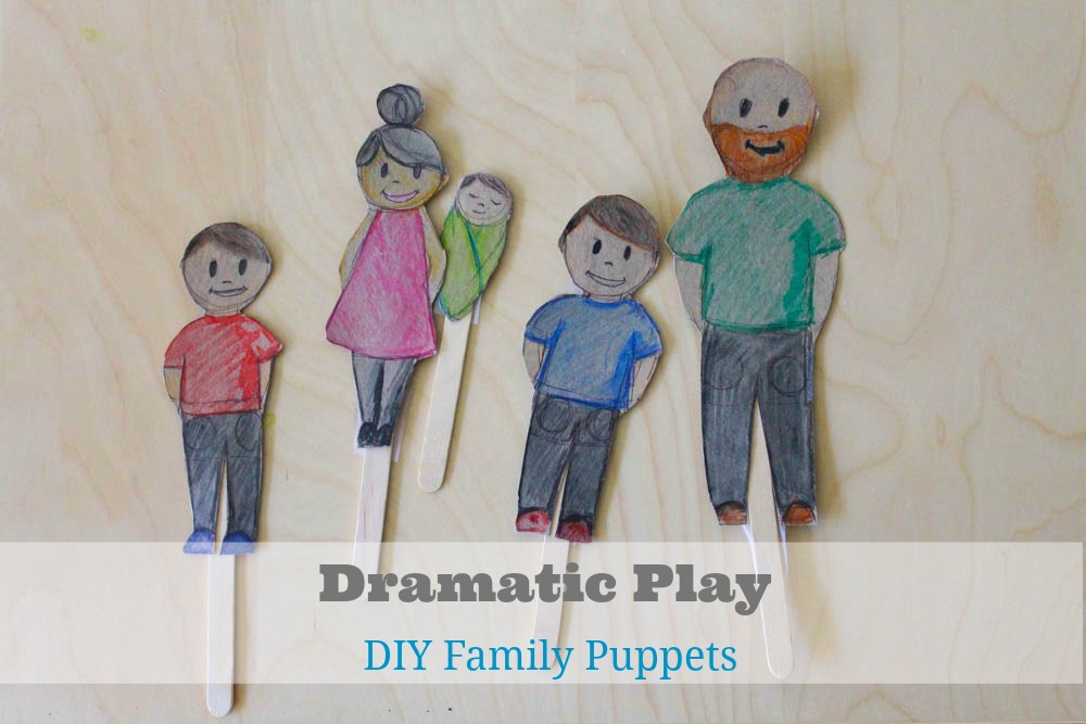 cute and peculiar: Easy DIY family puppets