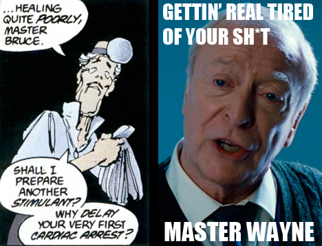 Michael Caine Alfred Meme