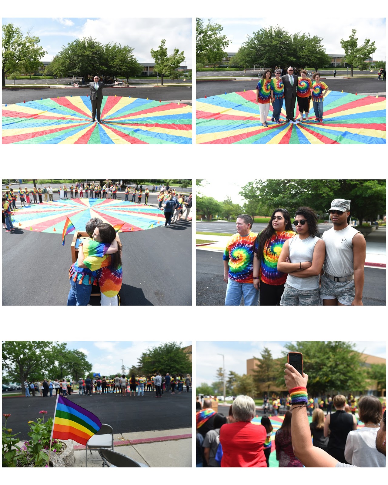 Pride Crosswalk Unveiled at Taylorsville Redwood Campus
