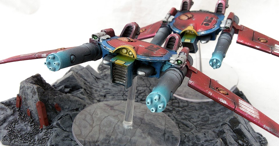 Pintor Joakero: Tau Empire: Remora Drone Stealth Fighters