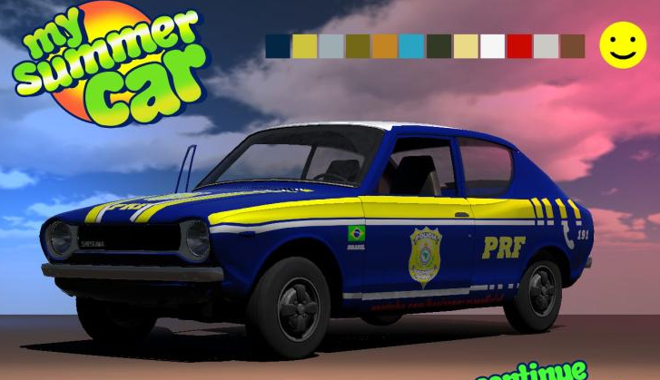 [Skin] Policia Rodoviária Federal | My Summer Car Brasil