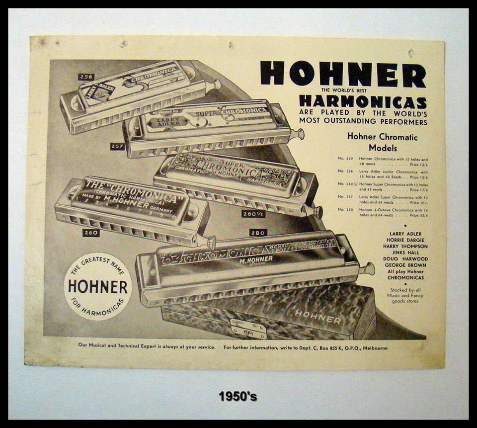 Janela aberta - Blogue de harmonica: Doc's Vintage Harmonica Collectables