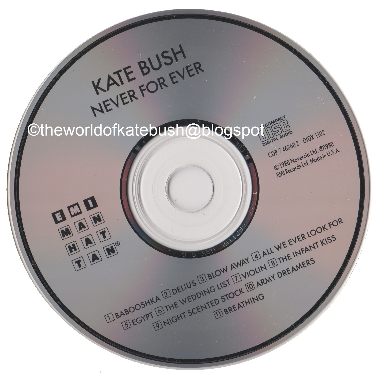THE WORLD OF KATE BUSH: Never Forever - Box Set