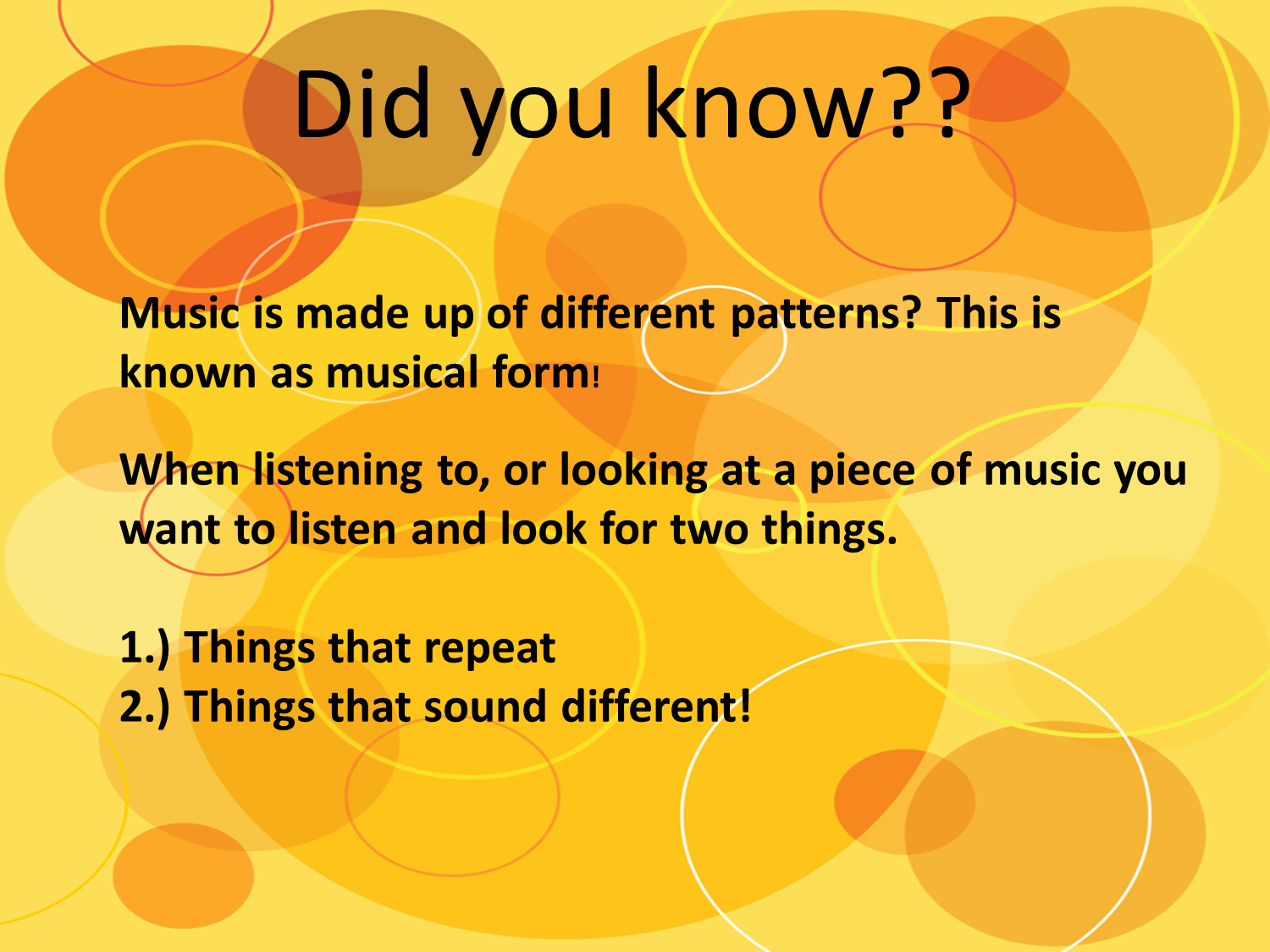 Mrs G s Musical Machine Music Form 