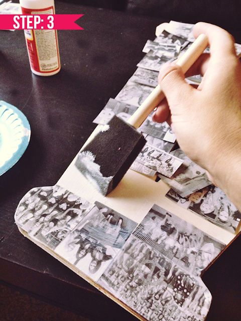 The Sorority Secrets: DIY: Photo Collage Monogram