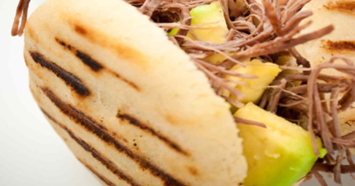 Recetas Practicas de Comidas: Arepas con Carne Mechada