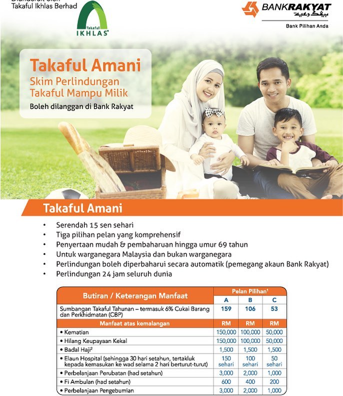 Takaful Amani oleh Bank Rakyat
